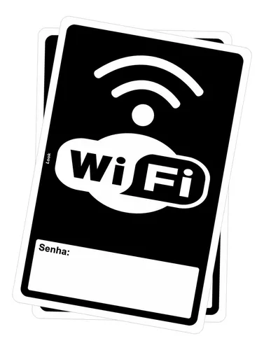 2 Placas Sinal. Aqui Tem Wifi Senha Sala Recepção Aviso Kit | MercadoLivre 2 Placas Sinal. Aqui Tem Wifi Senha Sala Recepção Aviso Kit | MercadoLivre