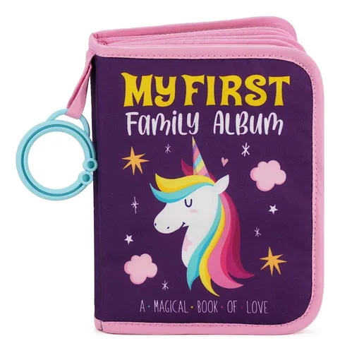 Fotolibro De Tela Urban Kiddy My First Family Album Unicorn | Envío gratis