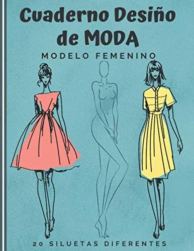 Cuaderno Diseno De Moda Cuaderno De Bocetos Para Crear Sus Meses Sin Interés
