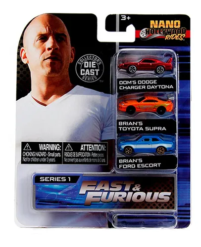Pack Com 3 Miniaturas Jada Nano - Velozes E Furiosos #31124 ... Pack Com 3 Miniaturas Jada Nano - Velozes E Furiosos #31124 ...