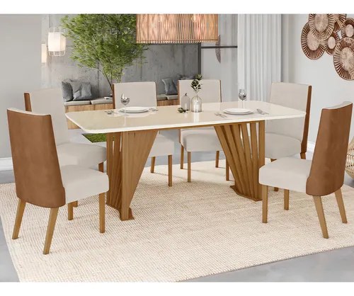 Conjunto Mesa De Jantar Henn Adriana Tampo De Vidro | MercadoLivre Conjunto Mesa De Jantar Henn Adriana Tampo De Vidro | MercadoLivre