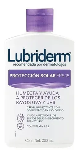 Crema Corporal Lubriderm® Protección Solar Uv 15 200 Ml | MercadoLibre