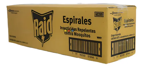 Espirales Para Mosquitos Raid Verdes X 48u X 4cj Total 192u | Envío gratis Espirales Para Mosquitos Raid Verdes X 48u X 4cj Total 192u | Envío gratis