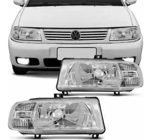 Farol Polo Classic 2000 2001 2002 Lado Esquerdo Motorista Nf ...