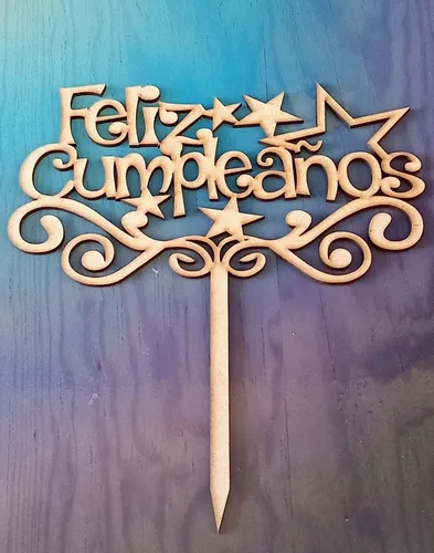 Topper Cake Letrero Para Pastel Feliz Cumpleaños 1 Pz en venta en ... Topper Cake Letrero Para Pastel Feliz Cumpleaños 1 Pz en venta en ...