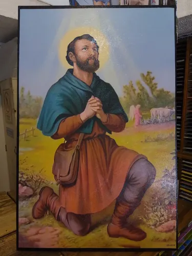 Cuadro Decorativo San Isidro Labrador 56x86cm Meses Sin Interés