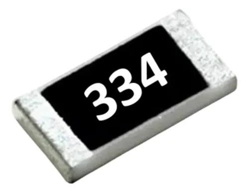 330k (20 Peça) Resistor Smd 330k Ohm 1206(3.2mmx1.6mm) 334 | MercadoLivre