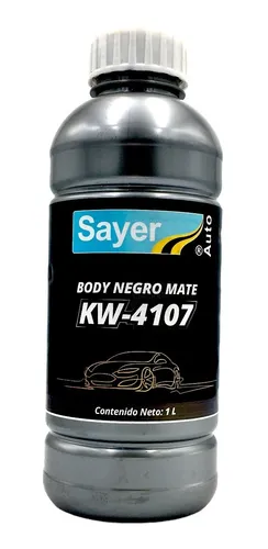 Recubrimiento Body Negro Mate Anticorrosivo Sayer 1l