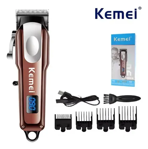 Maquina Afeitar Cabello Trimmer Recargable Kemei Km-233 | MercadoLibre