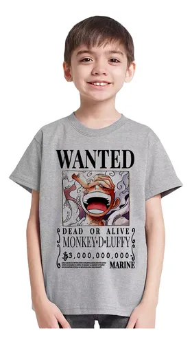 Playera Niño Cartel Wanted Monkey D Luffy One Piece 3000 | Meses sin ... Playera Niño Cartel Wanted Monkey D Luffy One Piece 3000 | Meses sin ...