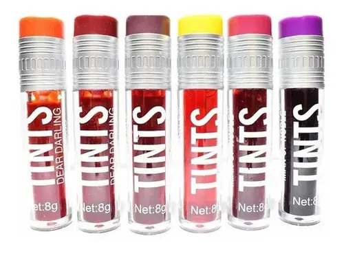 Set De 6 Tintas Coreanas Para Labios Diferentes Tonos Meses Sin Intereses