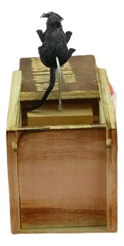 Caja De Madera Spider Pranks Surprise Color Mouse Mercadolibre