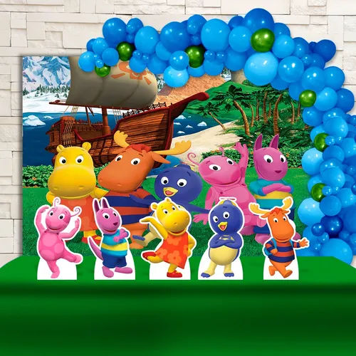 Kit Decoração De Festa Infantil Backyardigans M | Parcelamento sem juros