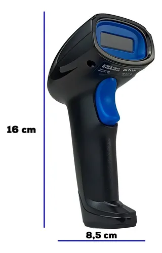 Leitor Sem Fio Código De Barras Usb Bar Code Scanner 1d Cor Preto Lcb ...