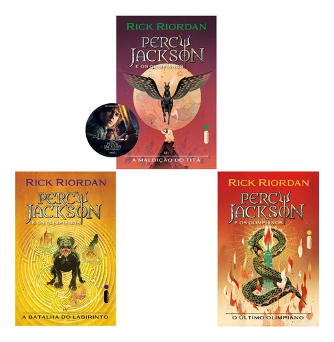 Kit 3 Livros A Maldição Do Titã Vol 3 A Batalha Do Labirinto Vol 4