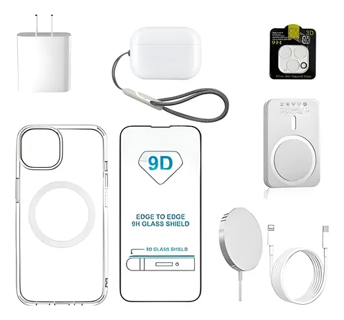 8kit Cargador 20w Inalámbric 10000 Mah Auricular Para iPhone | Envío gratis