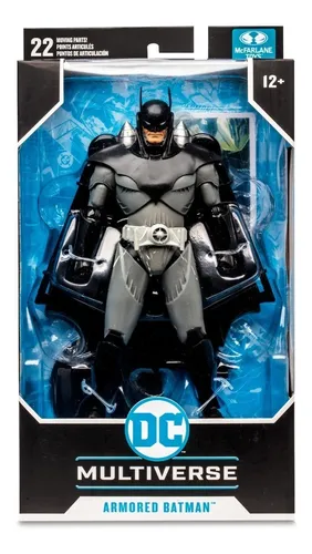 Boneco de ação do Batman blindado Mcfarlane Dc Multiverse Boneco de ação do Batman blindado Mcfarlane Dc Multiverse
