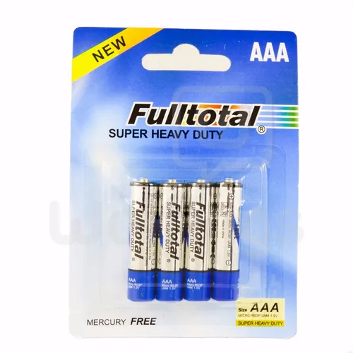 Pack X 20 Pilas Aaa Super Heavy Duty Fulltotal Carbon Pack X 20 Pilas Aaa Super Heavy Duty Fulltotal Carbon