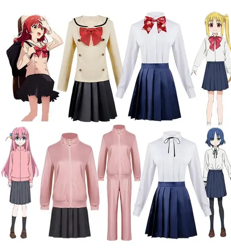 ¡bocchi, La Roca! Set De Uniforme Gotoh Hitori Para Cosplay | Cuotas ...
