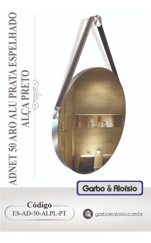 Espejo redondo decorativo Adnet de 50 cm, lujoso, marco privadachique ... Espejo redondo decorativo Adnet de 50 cm, lujoso, marco privadachique ...