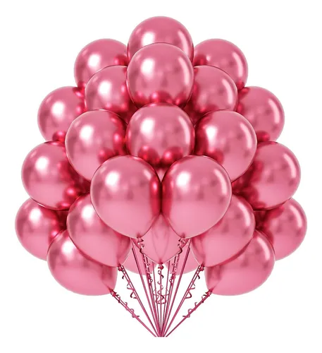 Decoracion Fiesta Cumpleaños 50 Metal Globos 12 Elige Color Mercadolibre