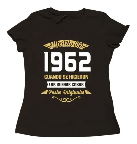 Playera Modelo 60 Años / Partes Originales / Cumpleaños en venta en ... Playera Modelo 60 Años / Partes Originales / Cumpleaños en venta en ...