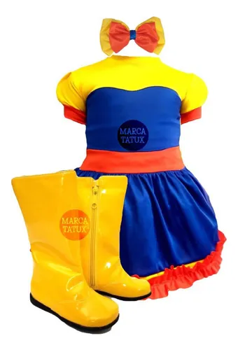 Disfraz Vestido Bely Del Show Bely Y Beto Incluye Botas Amarillas en ... Disfraz Vestido Bely Del Show Bely Y Beto Incluye Botas Amarillas en ...