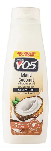 Shampoo Alberto Vo5 Island Coconut Hidratante 450ml | Parcelamento sem ...