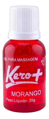 Gel Comestível Sexo Oral Kero Mais Morango 30gramas Sexshop Mercadolivre