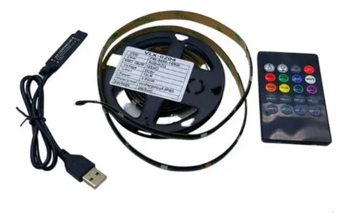 Tira de luces VLX Fita LED USB RGB 5V IP65 | MercadoLibre Tira de luces VLX Fita LED USB RGB 5V IP65 | MercadoLibre