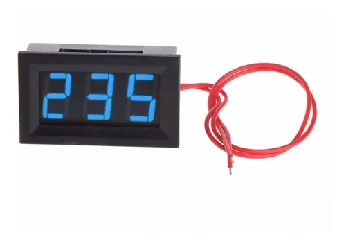 Indicador De Voltaje Digital Azul 110/220v Dos Cables | Meses sin interés