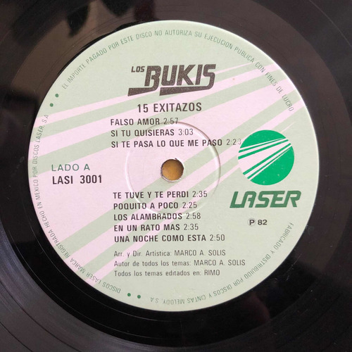 Los Bukis Lp 15 Exitos De Los Bukis | MercadoLibre Los Bukis Lp 15 Exitos De Los Bukis | MercadoLibre