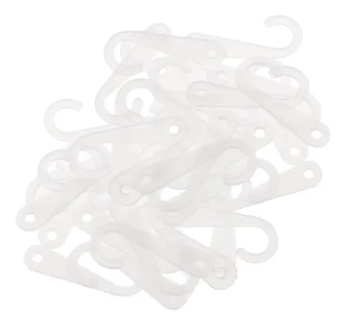 50pcs Plastic J-hooks For Socks Retail Display Hanger Clear | MercadoLibre