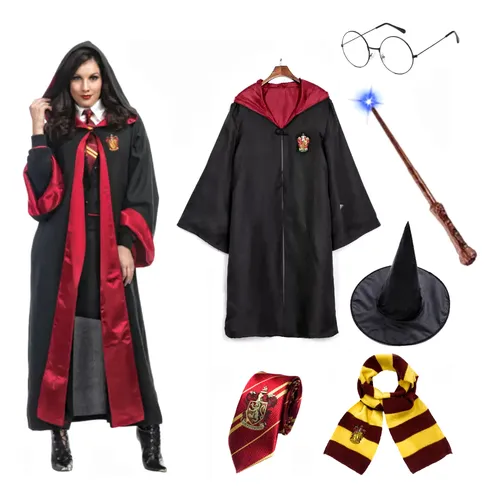 Harry Potter Traje De Disfraz Hombre Mujer Cosplay 6 Piezastúnicas