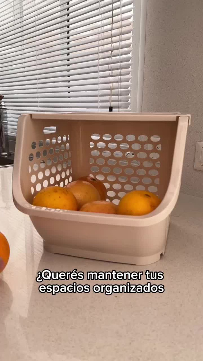 Canasto Organizador Apilable Dakota Co30 Plástico Encastrable Multiuso ...