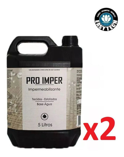 Kit 2x Impermeabilizante Sofá Tecido Pro Imper 5l Easytech ... Kit 2x Impermeabilizante Sofá Tecido Pro Imper 5l Easytech ...