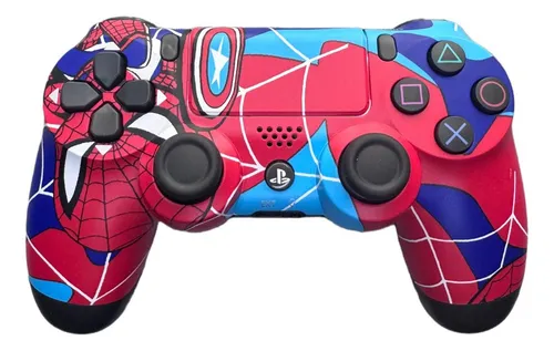 Control Inalámbrico Compatible Playstation Ps4 Spiderman Rojo ...