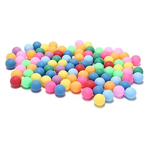 50 Unidades Paquete De Pelotas De Pingpong De Colores Envío Gratis