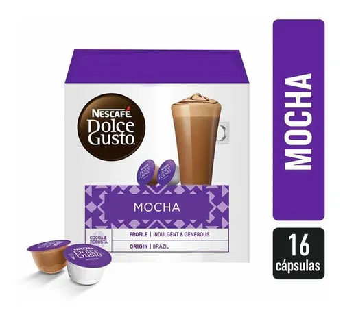 Capsulas Mocha Nescafé Dolce Gusto de 16 unidades | MercadoLibre Capsulas Mocha Nescafé Dolce Gusto de 16 unidades | MercadoLibre