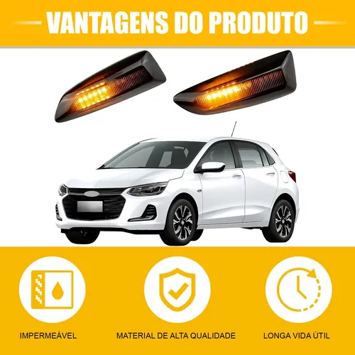 Pisca Lateral Seta Led Para Onix Montana Tracker Spin Fluxo | MercadoLivre