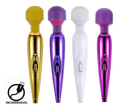 Vibrador Massageador Varinha Magica Multivelocidade Usb Mercadolivre