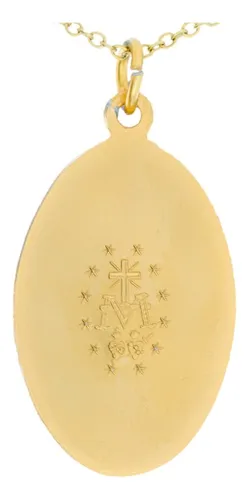 Medalla Dije Virgen Milagrosa Esmaltada Y Cadena Acero Inox en venta en ... Medalla Dije Virgen Milagrosa Esmaltada Y Cadena Acero Inox en venta en ...