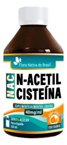 Nac Acetilcisteína Sabor Laranja Flora Nativa 120ml | Parcelamento sem ... Nac Acetilcisteína Sabor Laranja Flora Nativa 120ml | Parcelamento sem ...