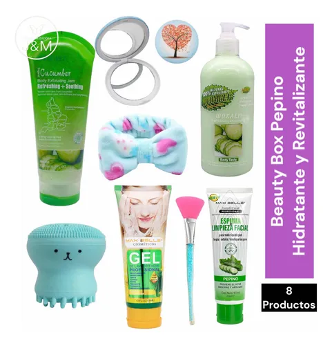 Set Skin Care Para Regalo Pepino Hidratante And Rejuvenecedor Cuotas