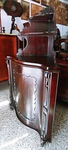 Antiguo Mueble Esquinero Con Biblioteca Estilo Reina Ana en venta en ... Antiguo Mueble Esquinero Con Biblioteca Estilo Reina Ana en venta en ...