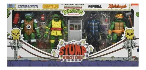 Tmnt Figures Archie Comics Stump Wrestling Turtles 4-pack | Envío gratis