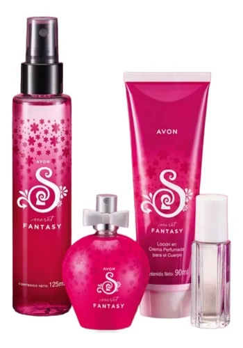 Avon Secret Fantasy Set Confidente Fragancia Floral Frutal Volumen De ...