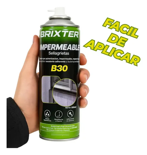 Membrana Sellador Impermeable Aerosol Blanco 500ml Brixter | MercadoLibre