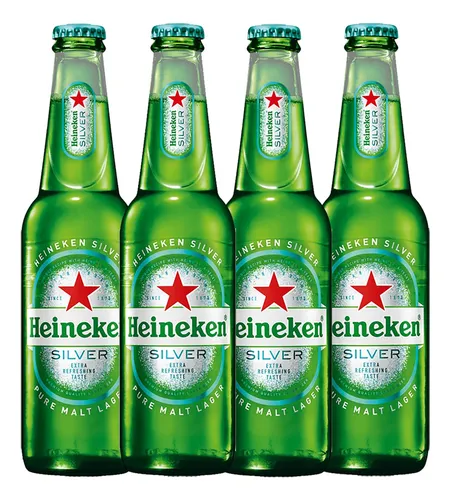 Kit 4x Cervejas Heineken Silver Premium Long Neck 330ml Mercadolivre