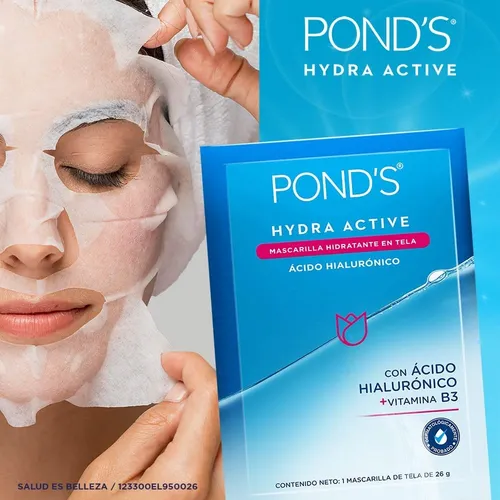 Ponds Mascarilla Hidratante Ácido Hialurónico Hydra Active En Venta En
